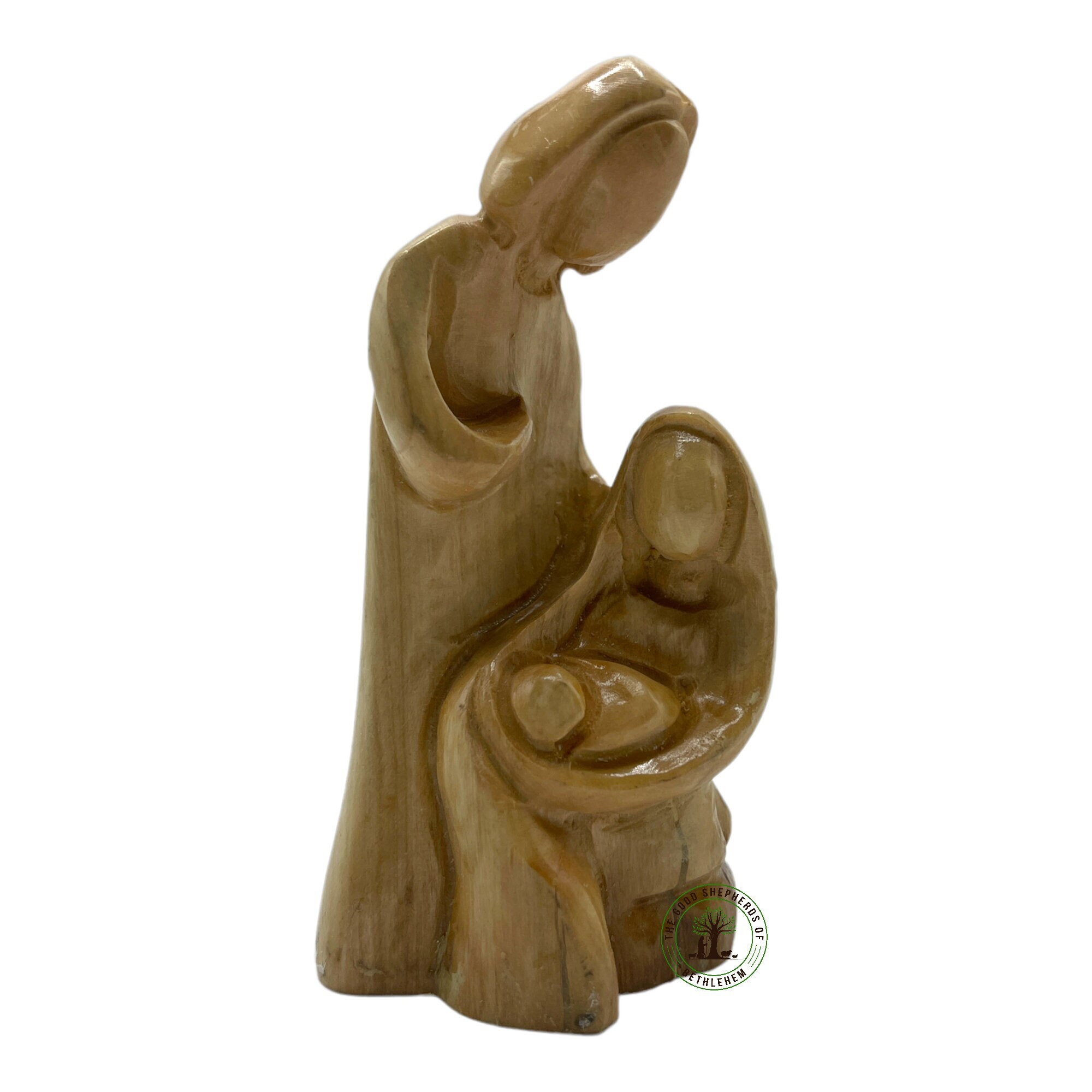 Olive Wood Holy Family Hand Carved Wooden Holy Family - Etsy