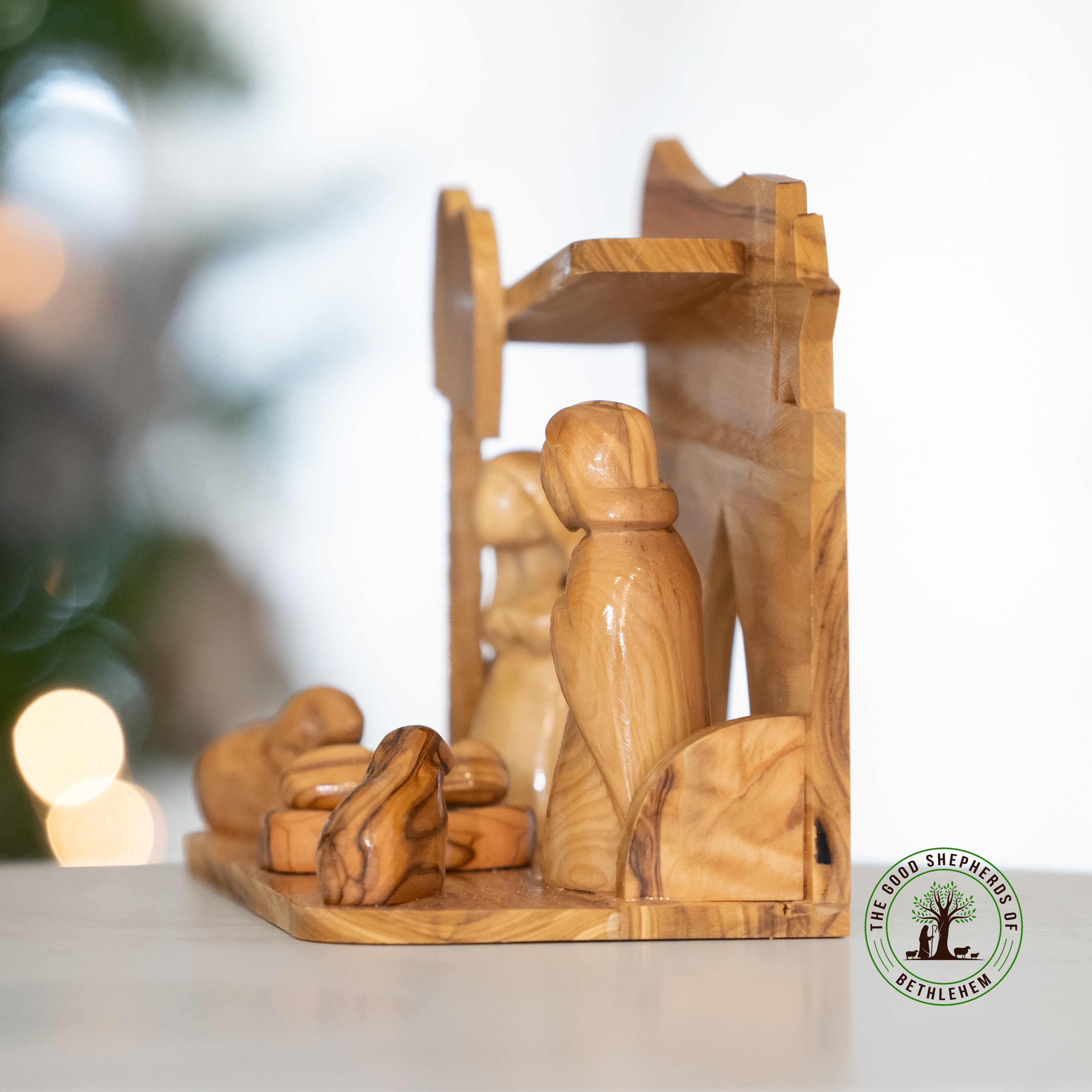 Olive Wood Nativity Scene, Olive Nativity Set, Christmas Nativity Scene ...