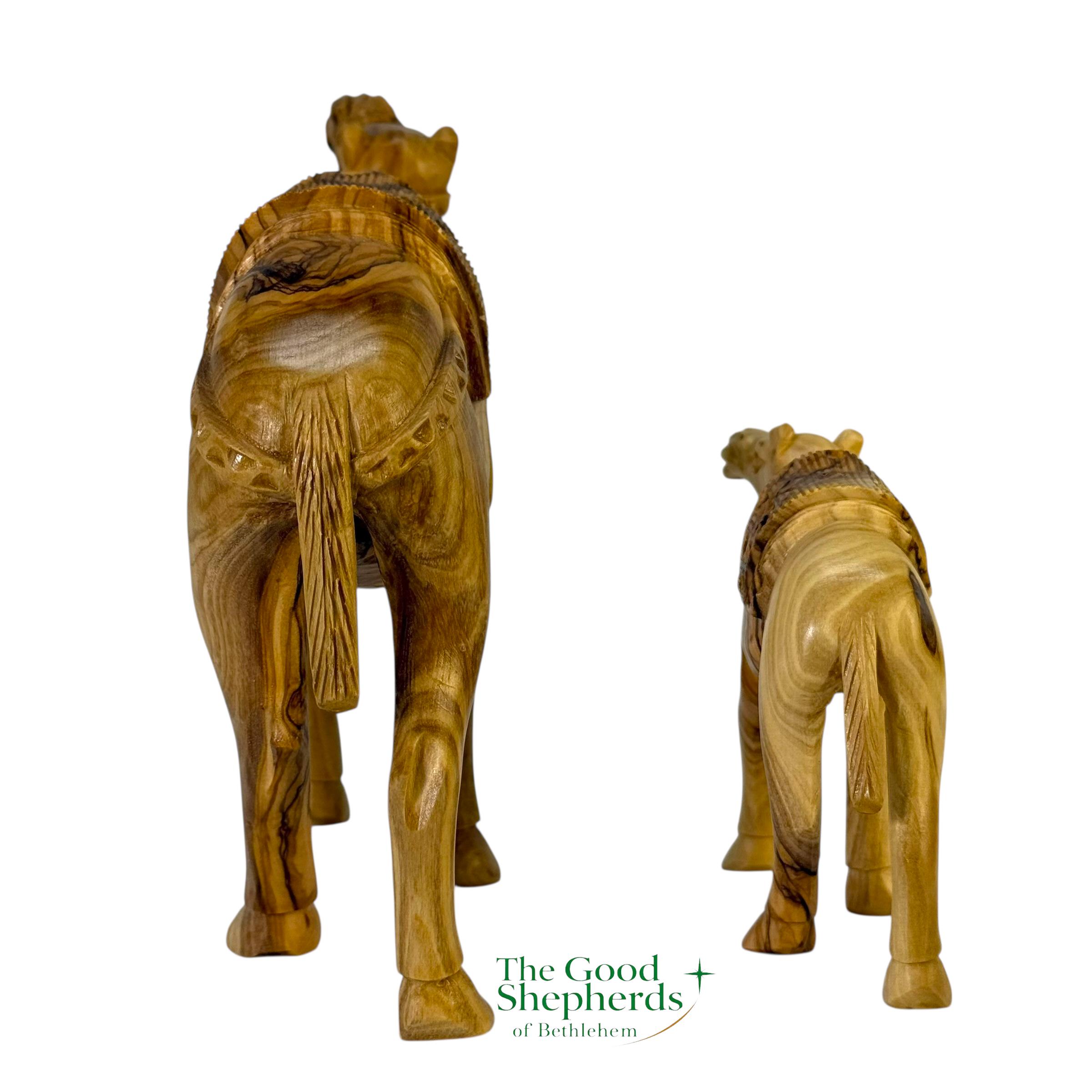 Hand-carved Olive Wood Camel With Saddle From the Holy Land | Highly ...