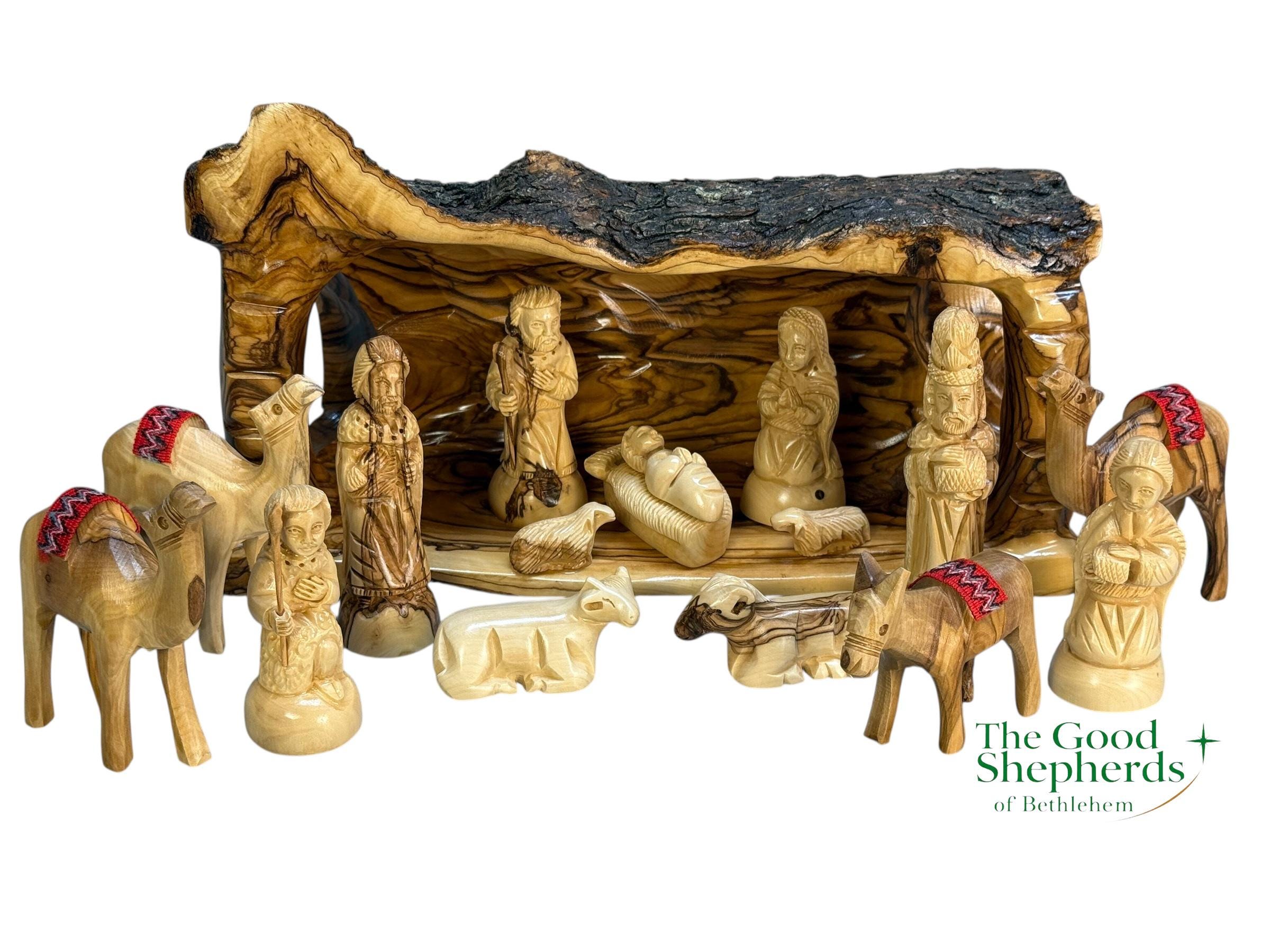 Build Your Own Olive Wood Nativity Scene | Handmade in Holy Land ...