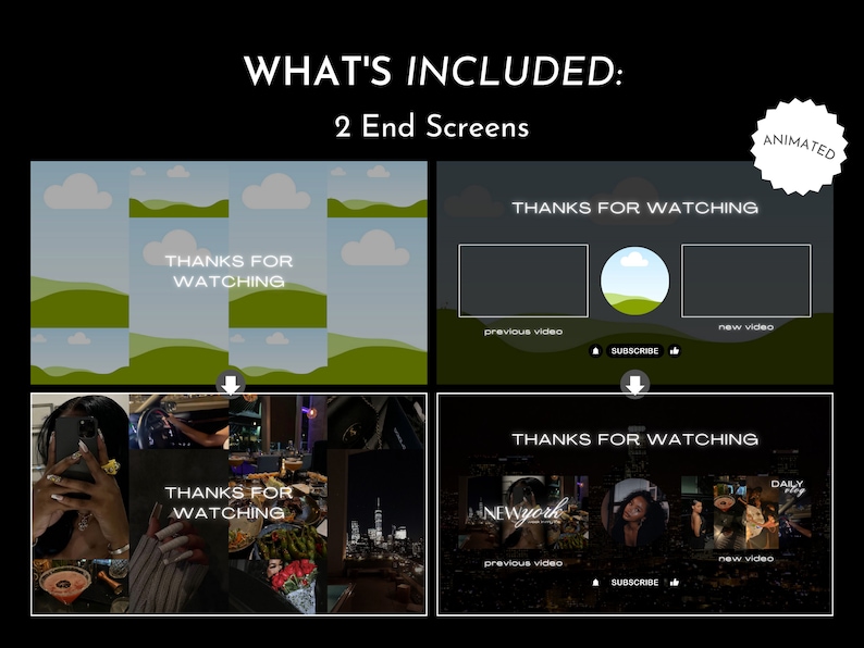 Youtube Branding Kit L Editable Banners, Intros, Outros & Thumbnail ...