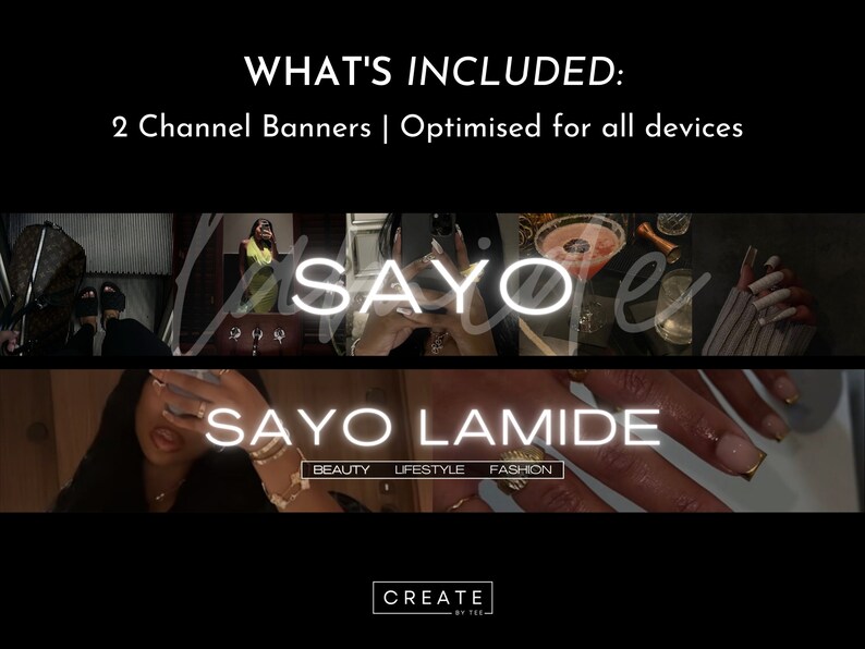 Youtube Branding Kit L Editable Banners, Intros, Outros & Thumbnail ...