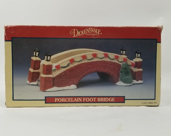 Lemax Dickensvale Porcelain Foot Bridge the Dickensvale Village ...