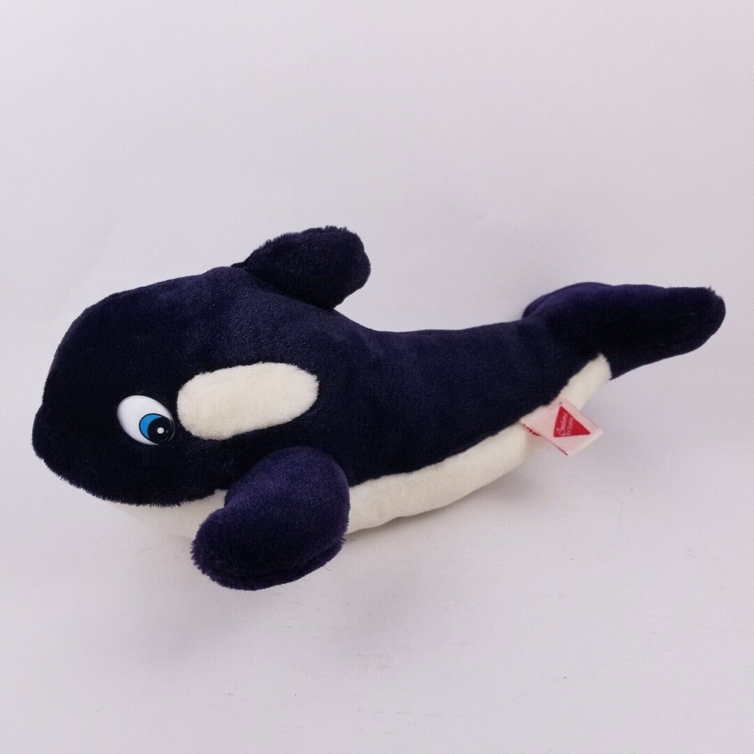 Vintage Free Willie DAKIN Plush Killer Whale Orca Large 16" - Etsy