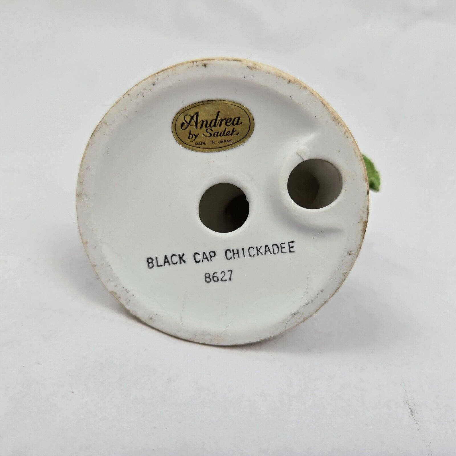 Black Capped Chickadee Figurine by Andrea by Sadek Vintage Pocelain - Etsy