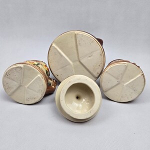 Butter Churn Teapot and Mugs American Bisque Mccoy Vintage Pottery ...