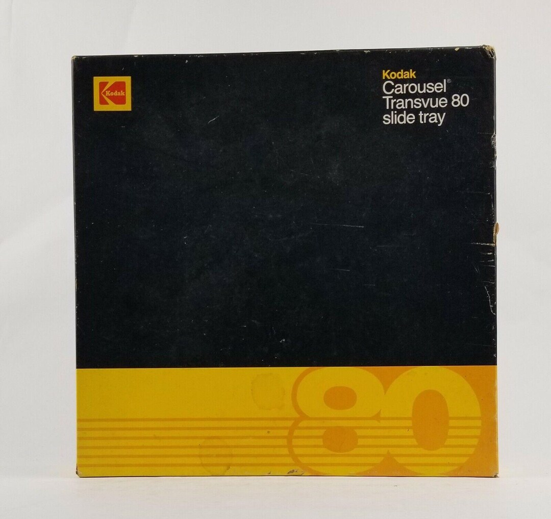 Kodak Carousel Transvue 80 Slide Tray With Instructions in Box - Etsy