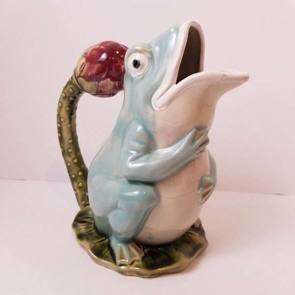 Frog Pitcher - Etsy