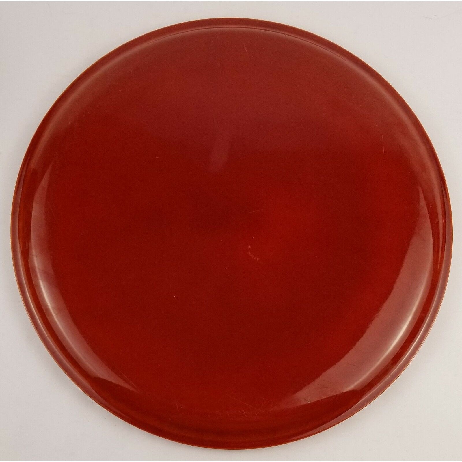 Vintage Japan Red Lacquer With Faux Woodgrain Floral Motif Painted ...
