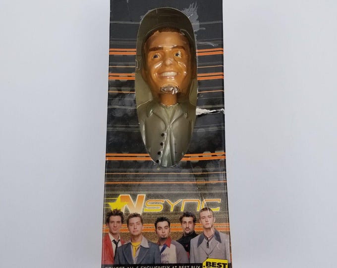 NSYNC Justin Timberlake Bobblehead Best Buy Exclusive 2001 New in Box ...