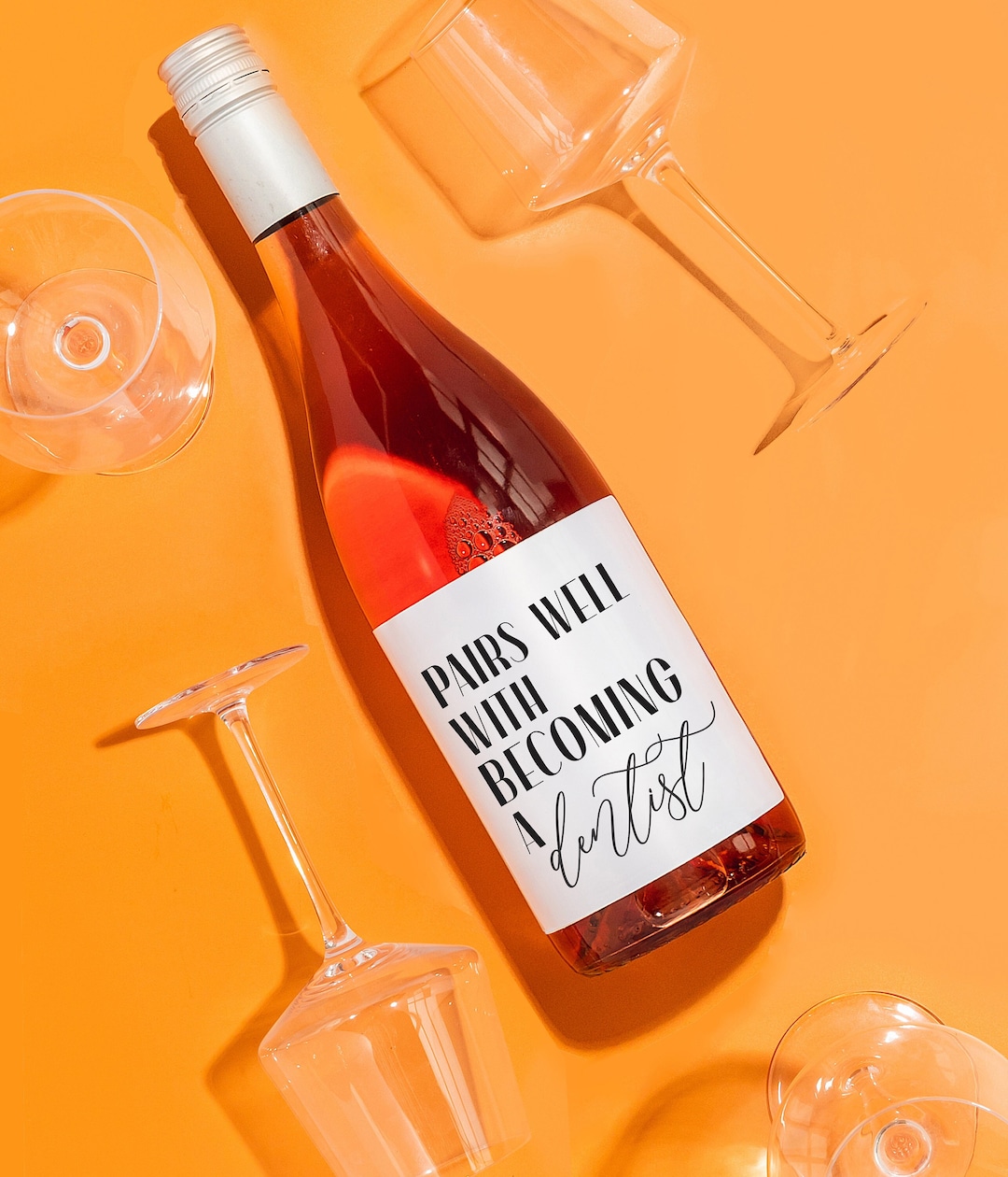 New Dentist Wine Label, Dental School Graduation Party Gift, Welcome to ...