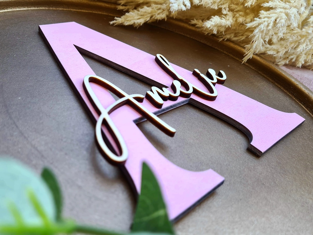 Children's Room Door Sign / Name Plate / Wall Sign in 3D, 18 Cm High ...