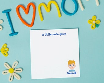 Bunny Rabbit Notepad for Kids Personalized Notepads Stationery Gifts ...