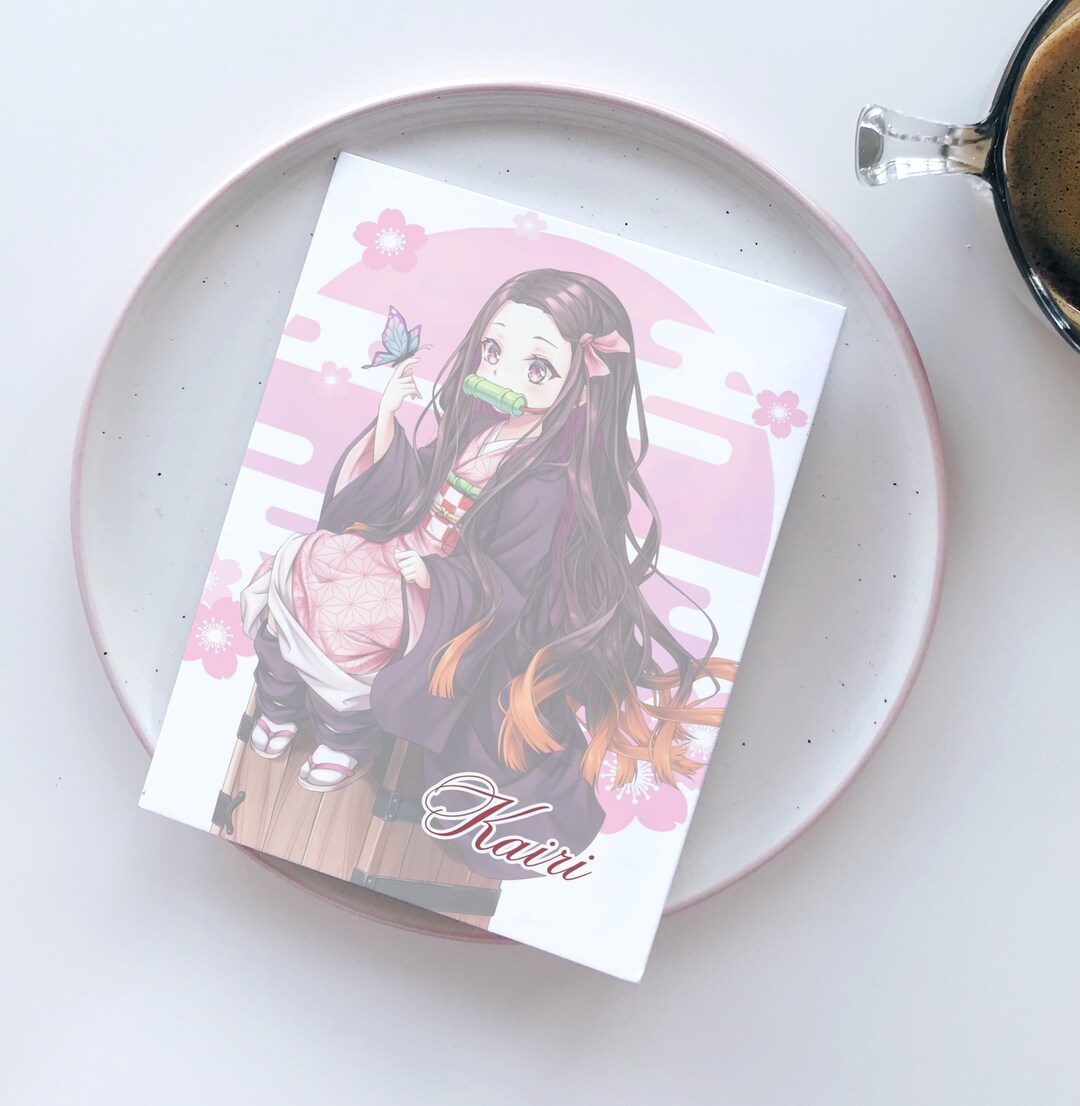 DEMON SLAYER NOTEPAD - Personalized Memopad, Nezuko, Cute Gift, Kawaii ...