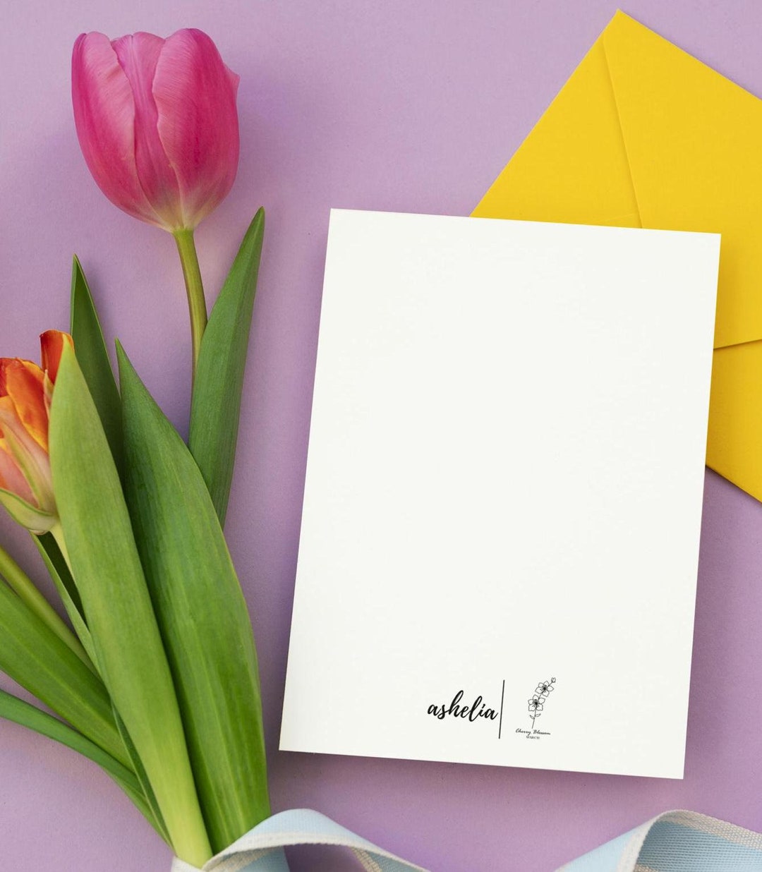 BIRTH FLOWER NOTEPAD - Personalized Memopad, Gift for Her, Souvenir ...