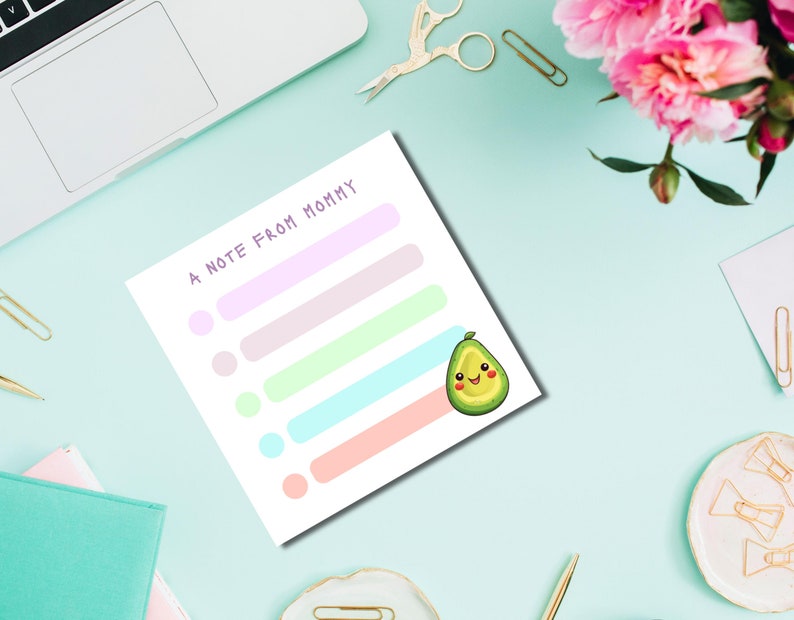 PERSONALIZED NOTEPAD, Template for Kids, Birthday Gift, Printable ...