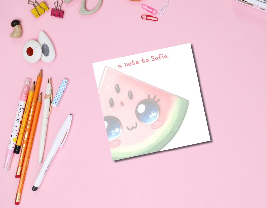 Personalized FOOD MEMOPAD NOTEPAD Template Note to Daughter, Note to ...