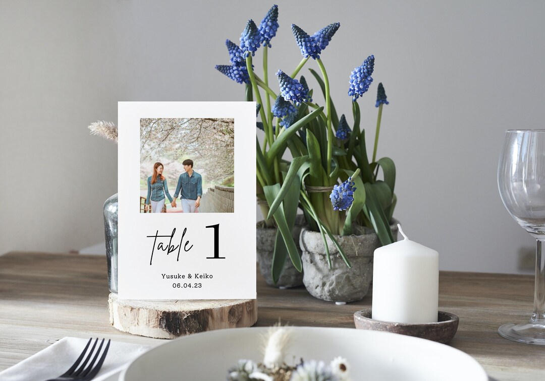 EDITABLE COLOR and FONT Wedding Table Numbers Template 4x6 & 5x7 ...