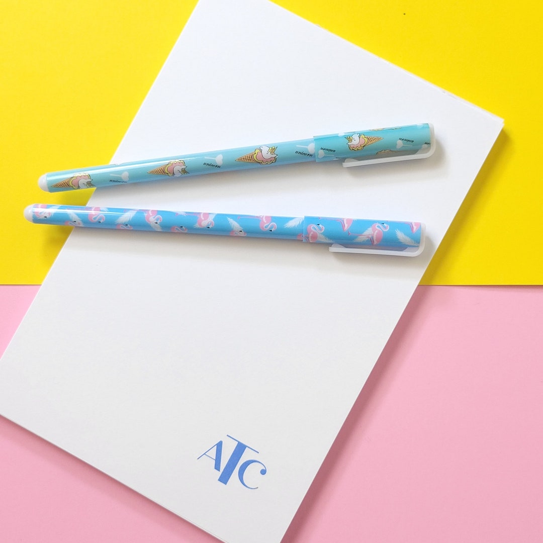 MINIMALIST MEMOPAD / NOTEPAD Personalized Name // 50pages // 7x5 Inches ...