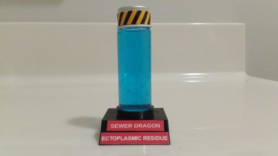 Ghostbusters Frozen Empire Inspired Sewer Dragon Ectoplasm Vial With ...