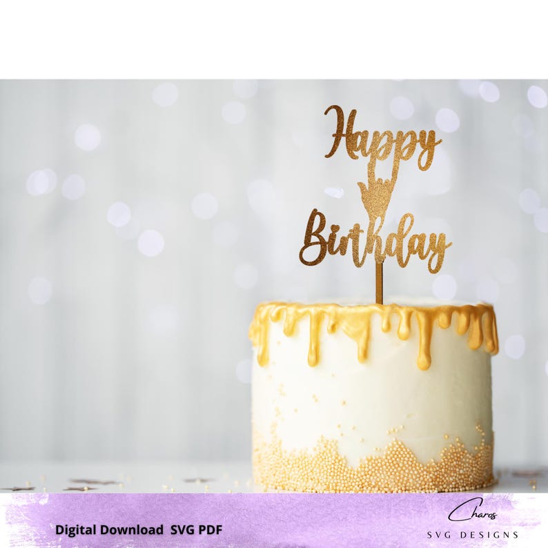 ASL Happy Birthday I Love You in Sign Language Cake Topper SVG | I Love ...