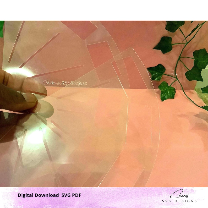 Split Clock Stencil SVG Scalable - Create Timeless Home Decor Resin ...