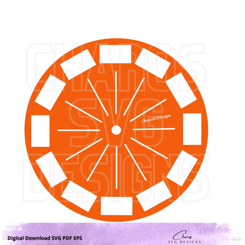 Universal Scalable Clock Stencil SVG | DIY Clock Design Template for ...
