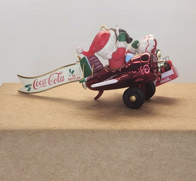 ENESCO 1996 It's Plane to See...coke is It Vintage Coke Brand Christmas ...