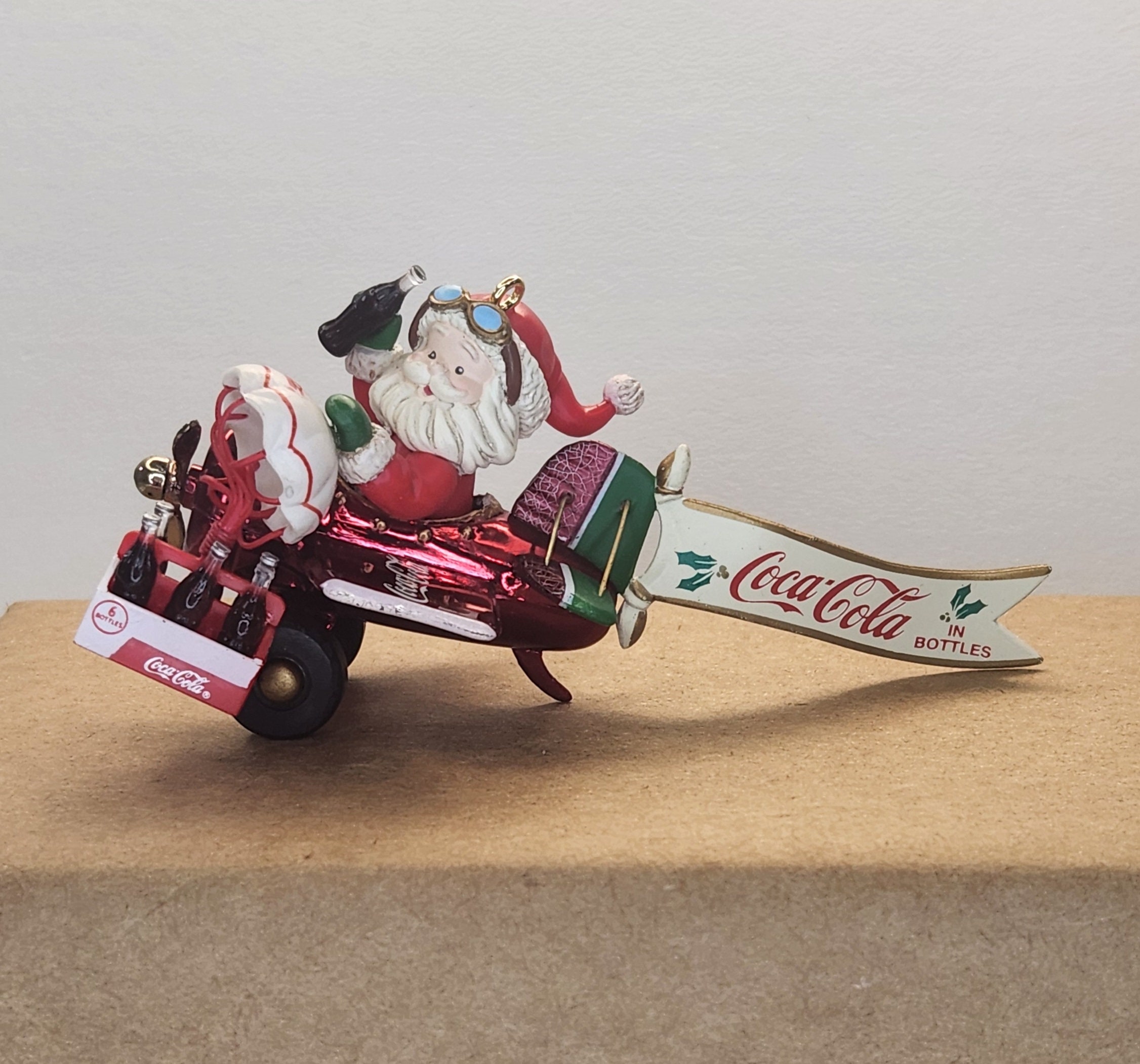 ENESCO 1996 It's Plane to See...coke is It Vintage Coke Brand Christmas ...