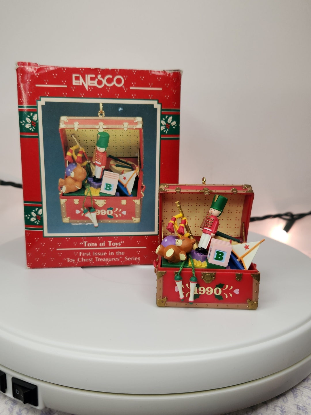 Enesco 1990 "tons of Toys" Ornament – Toy Chest Treasures Series - Etsy