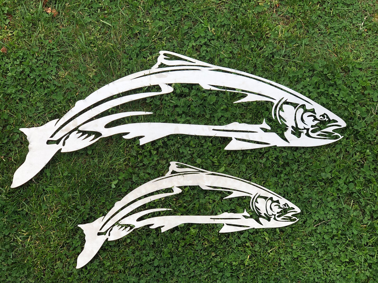 Metal Art Rainbow Trout Steelhead Salmon Metal Wall Coastal - Etsy Canada