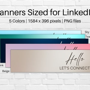 Professional Linkedin Gradient Banner Linkedin Profile Background for ...