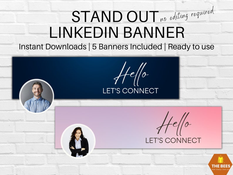 Professional Linkedin Gradient Banner Linkedin Profile Background for ...