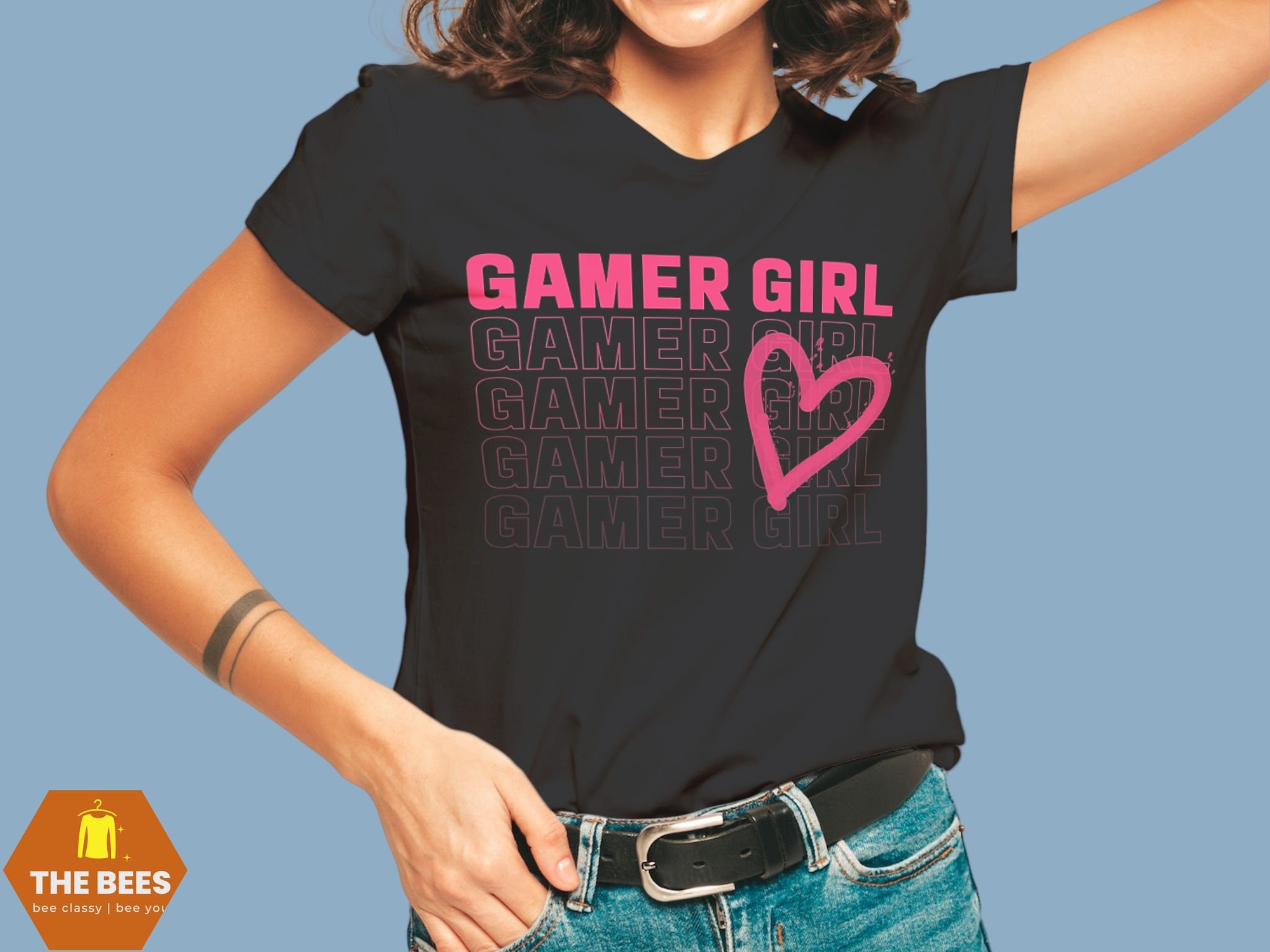 Pink Gamer Girl Shirt Gifts PC Gamer Girl Women Shirt Gamer - Etsy