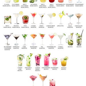 HEATHER Signature Drink Sign Template, Printable Signature Drink Sign ...