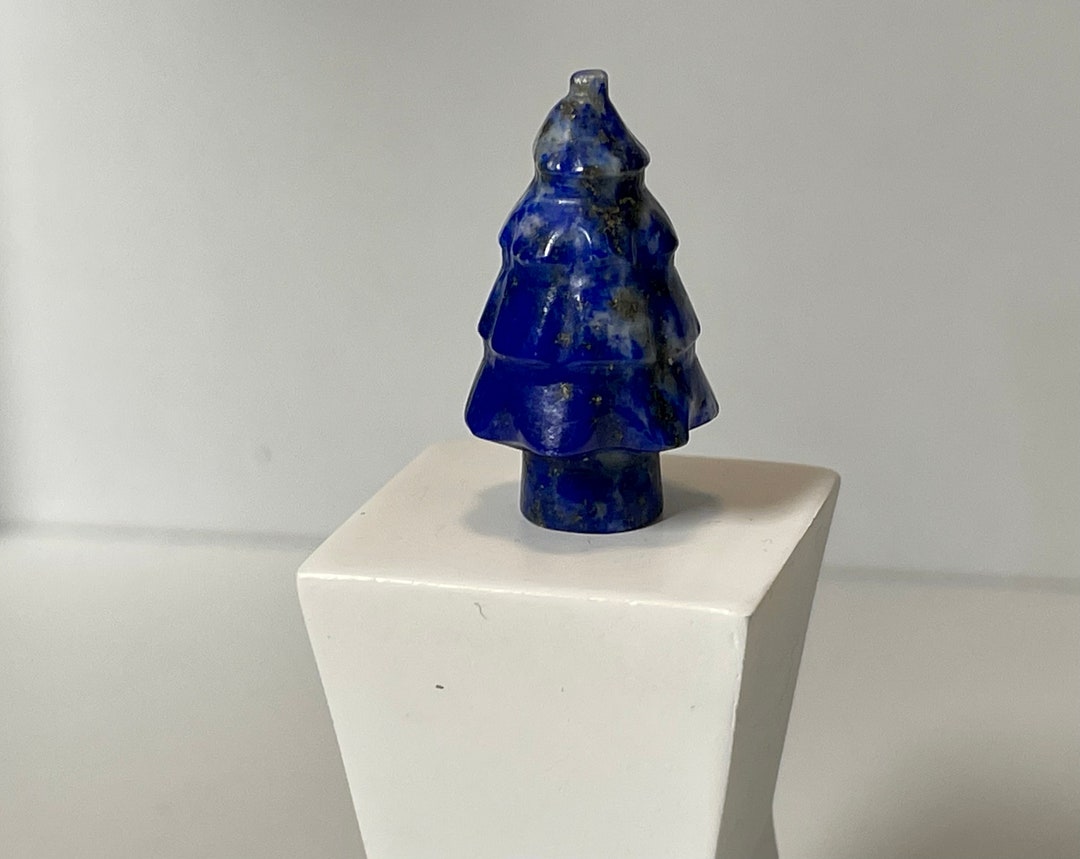 Mini Lapis Lazuli Pine/christmas Trees/dollhouse Decor/tiny - Etsy