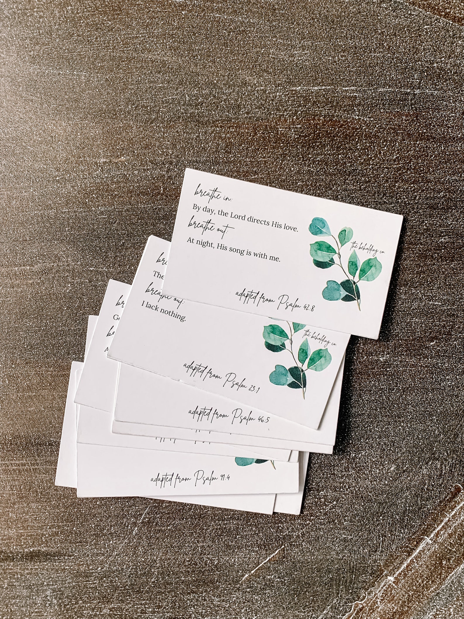 Breath Prayer Cards From the Psalms for Anxiety & Fear - Etsy