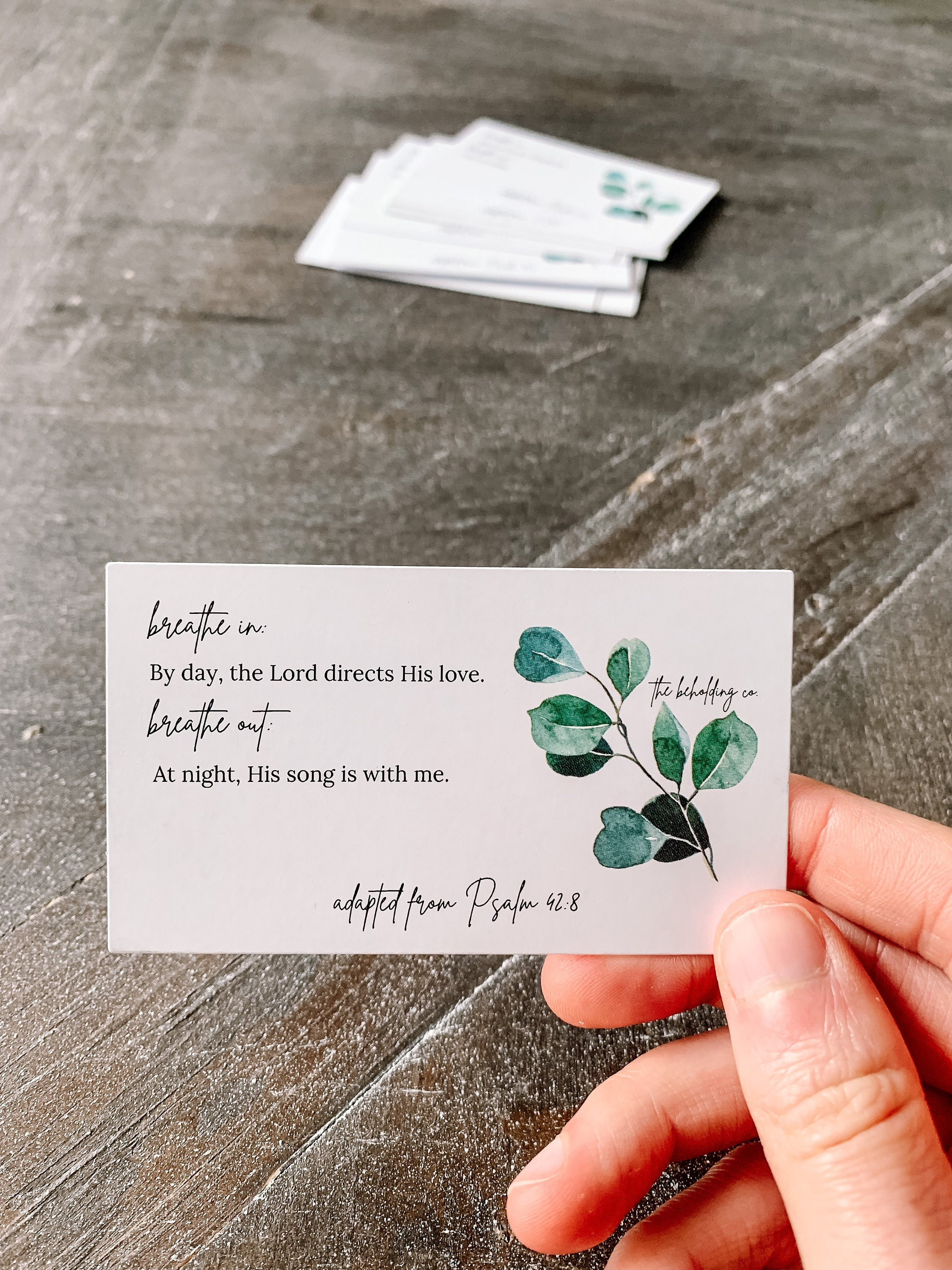Breath Prayer Cards From the Psalms for Anxiety & Fear - Etsy