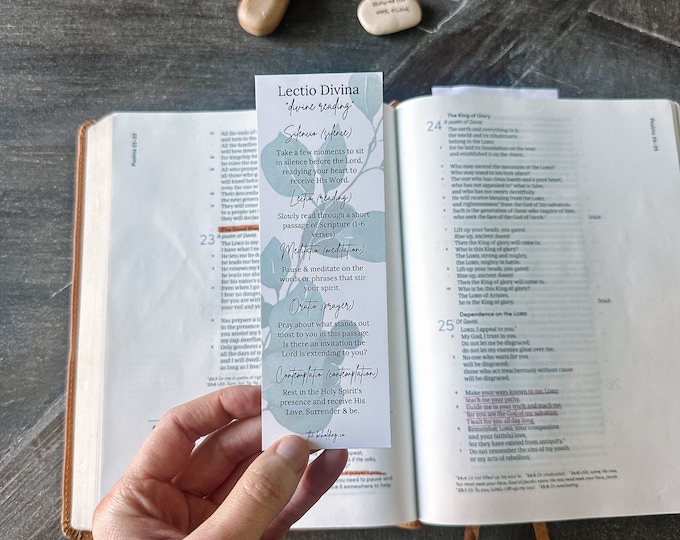 Lectio Divina Bookmark/guide - Etsy