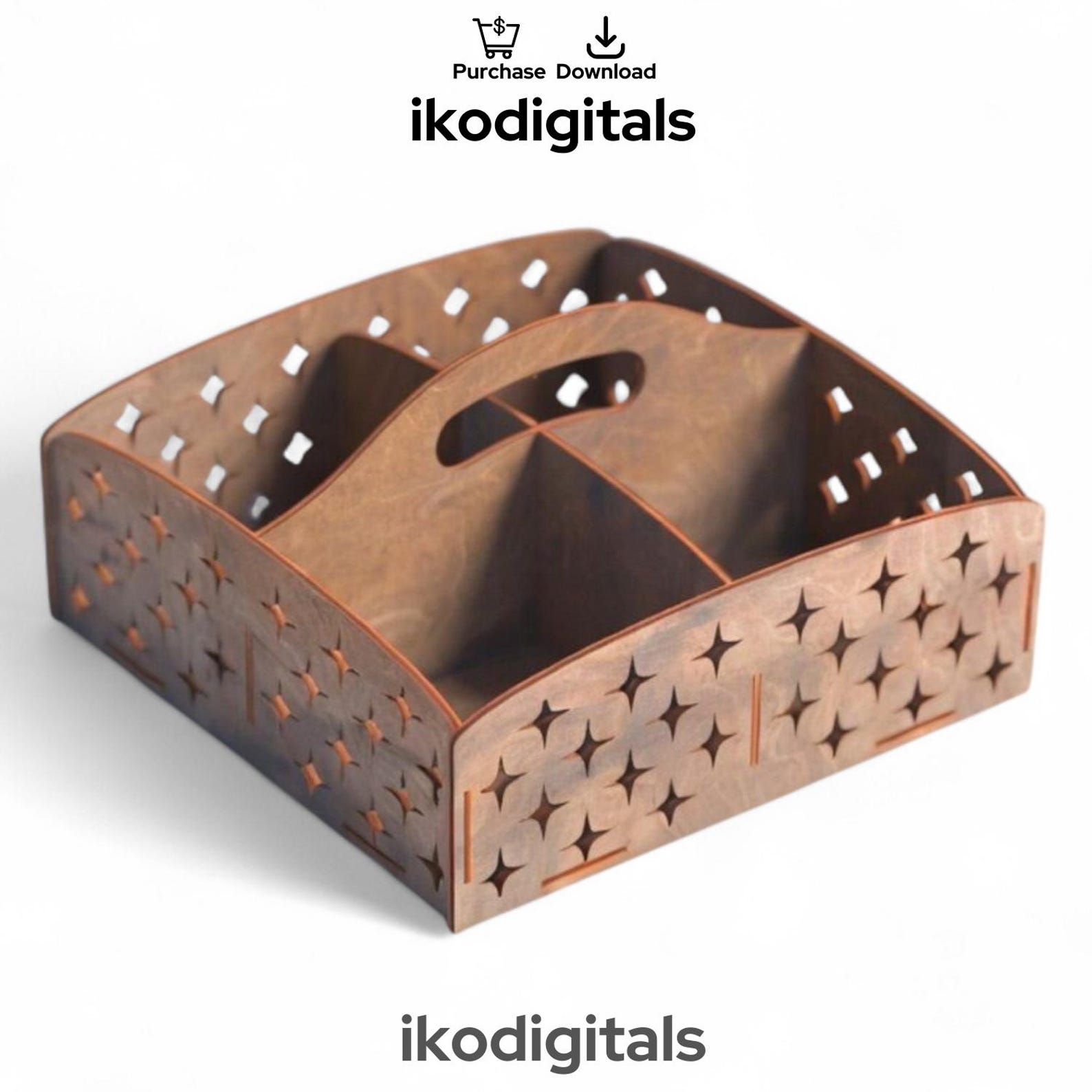 Cnc Cut Wooden Tray, Serving Tray, Cnc Files, Snack Bowls, 3mm Svg, Dxf ...