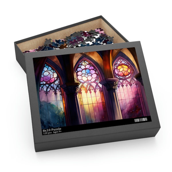 Stained Glass Puzzle - Etsy