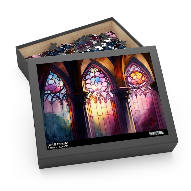Stained Glass Window Puzzle - Etsy