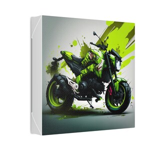 Honda Grom Design Art Polyester Canvas - Etsy