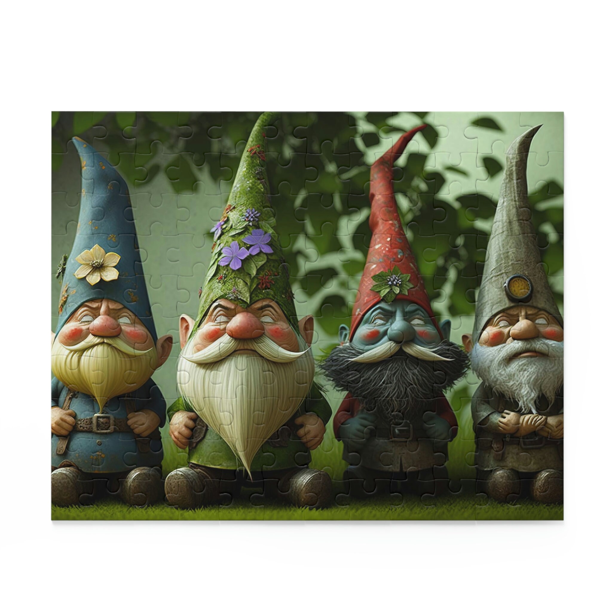 Grumpy Garden Gnome Puzzle 120, 500-piece - Etsy