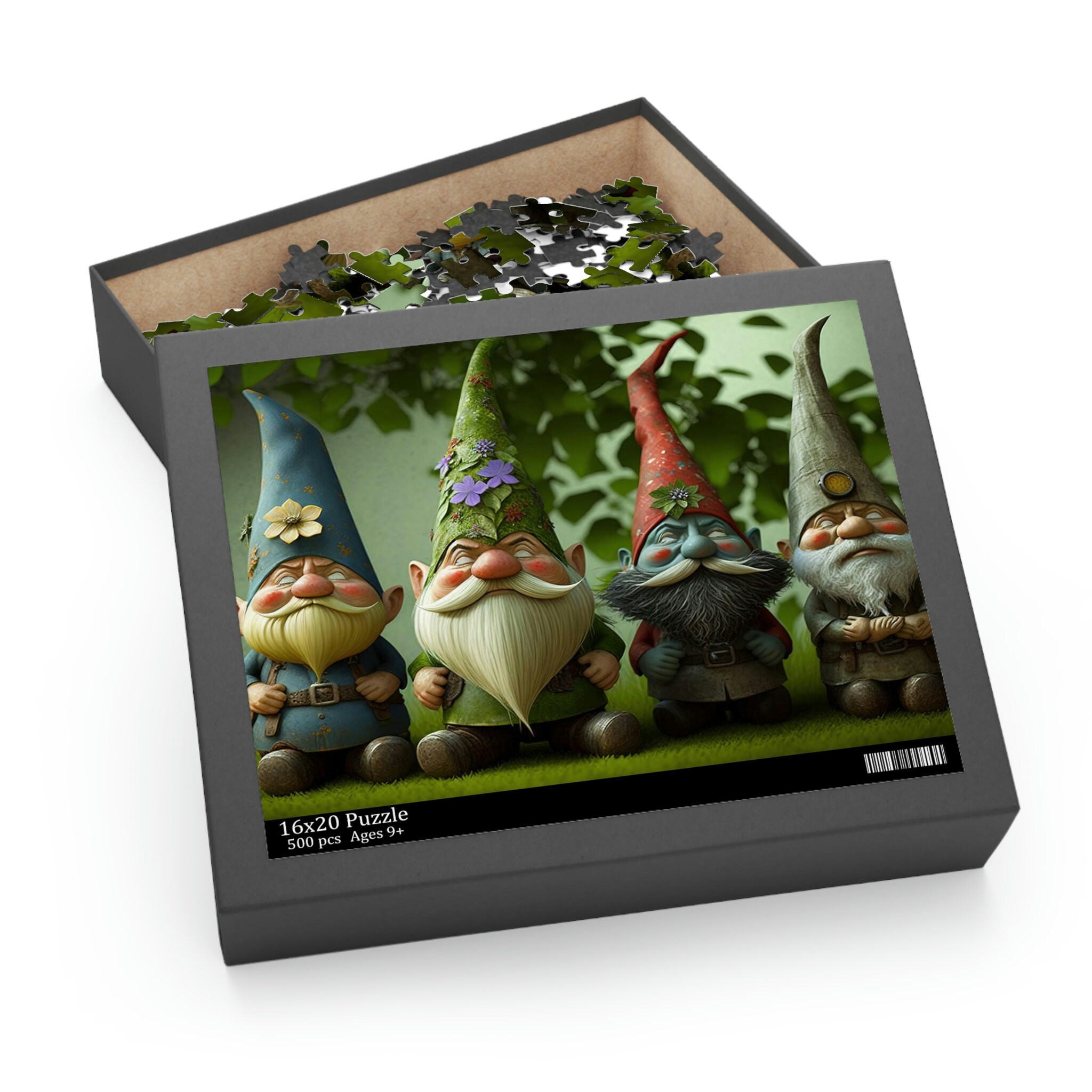 Grumpy Garden Gnome Puzzle 120, 500-piece - Etsy