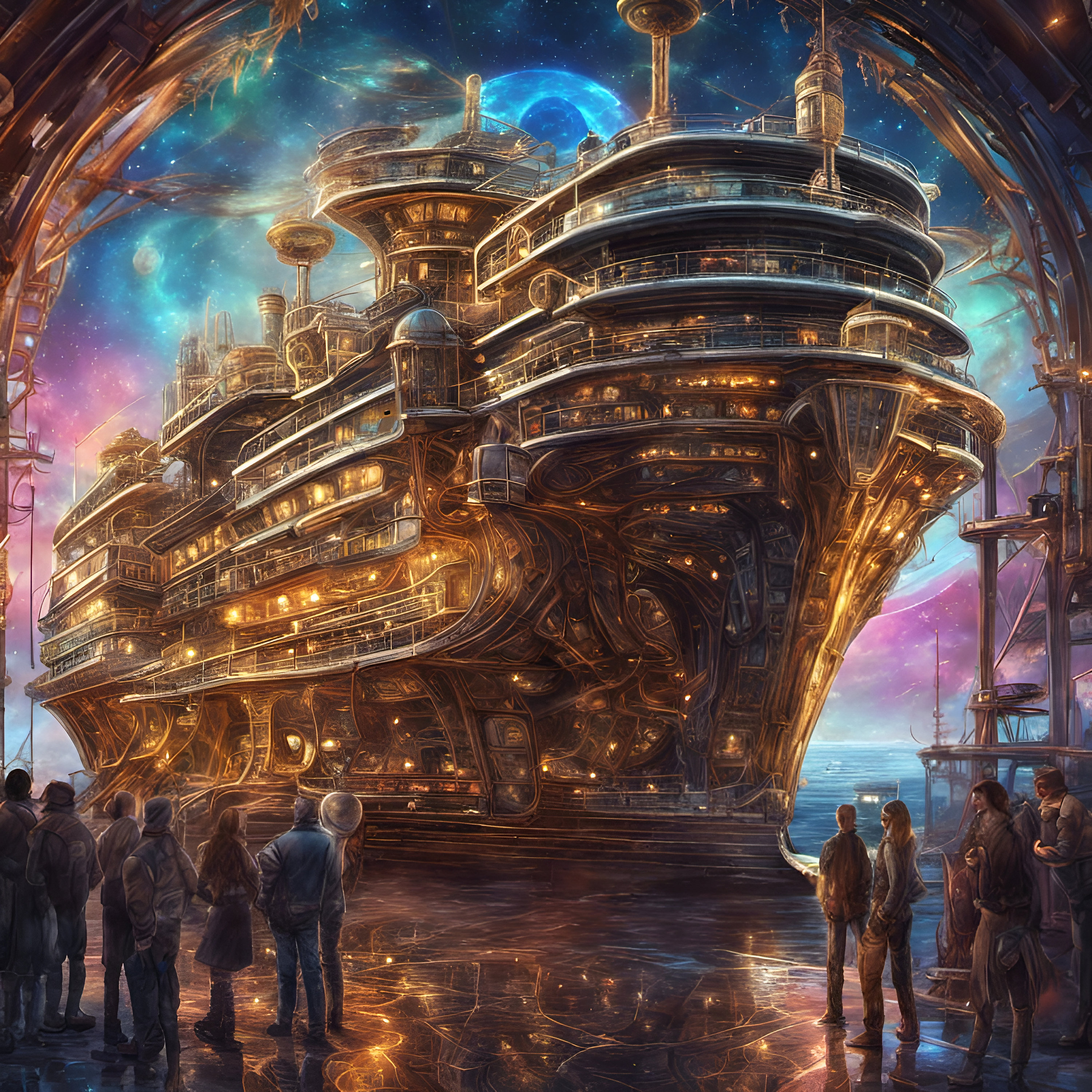 Steampunk Cruise Ship - Etsy