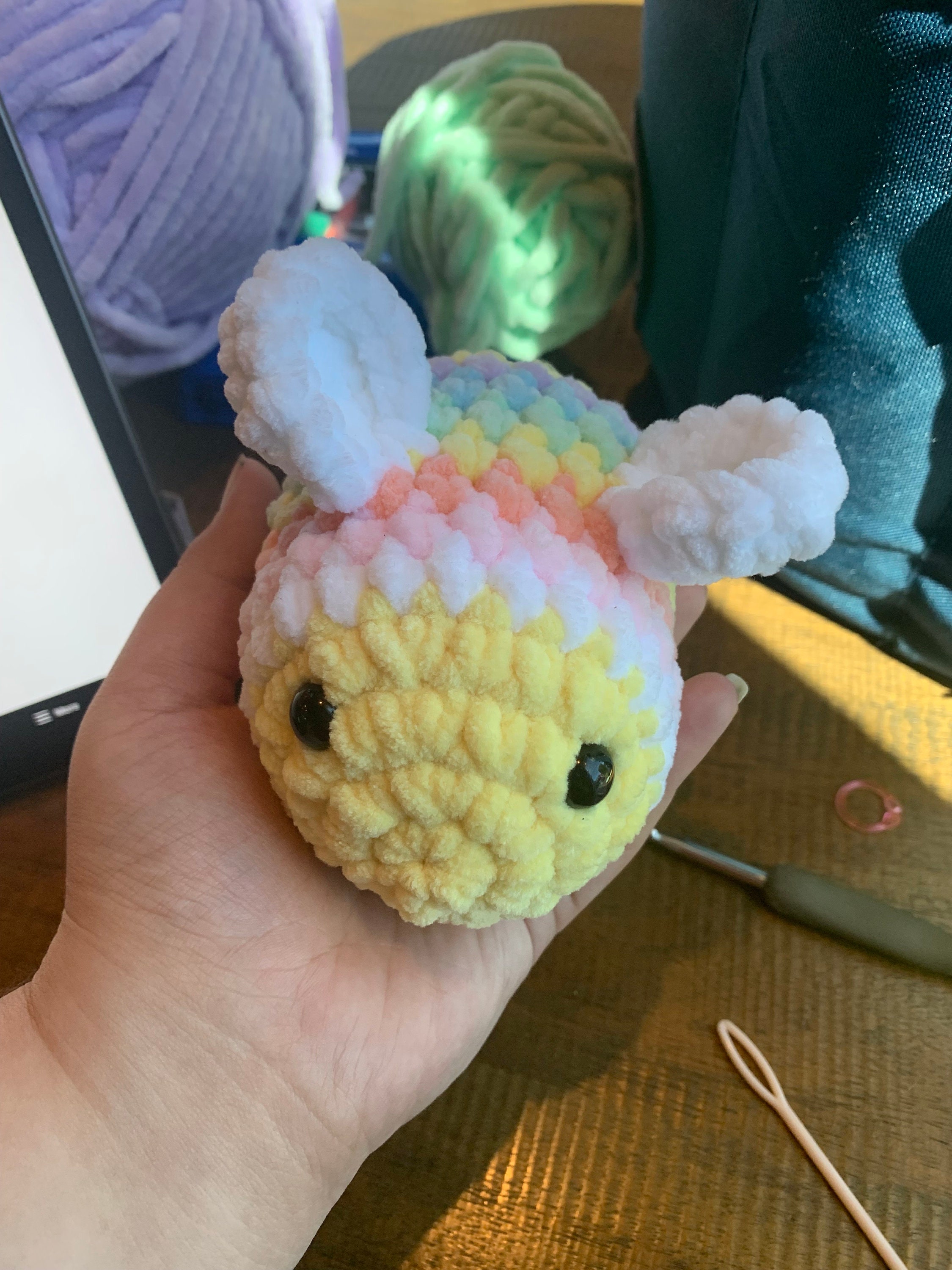 Custom Crochet LGBTQIA Pride Flag Bee Plush - Etsy