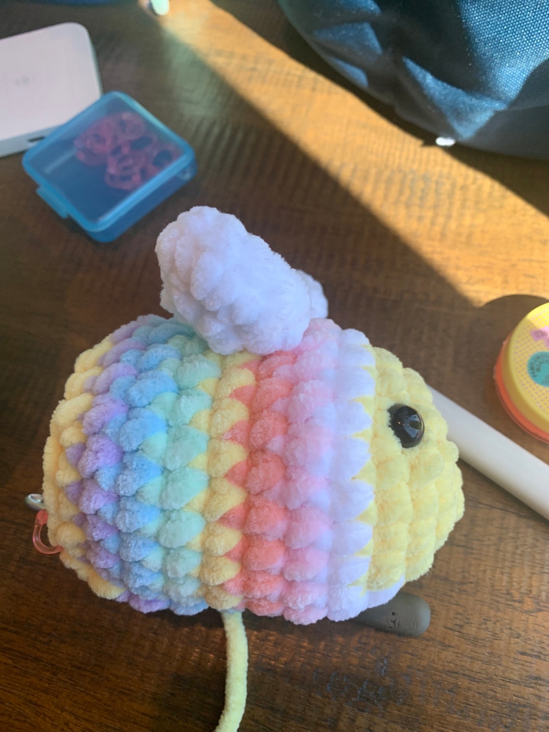 Custom Crochet LGBTQIA Pride Flag Bee Plush - Etsy