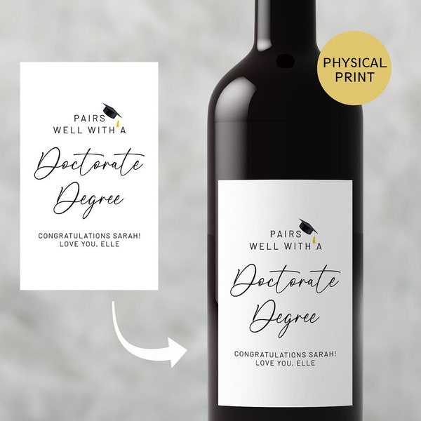 Doctorate Degree Graduation Cards - Etsy