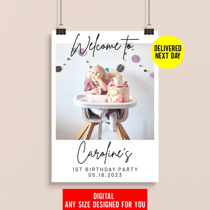 Birthday Welcome Sign - Etsy